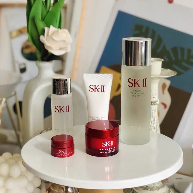 แท้100 SK-II SKII SK2 Pitera Skincare Set เอสเซ้นส์บำรุงผิวหน้าเคลียร์โลชั่นคลีนเซอร์ครีมอายครีม ...