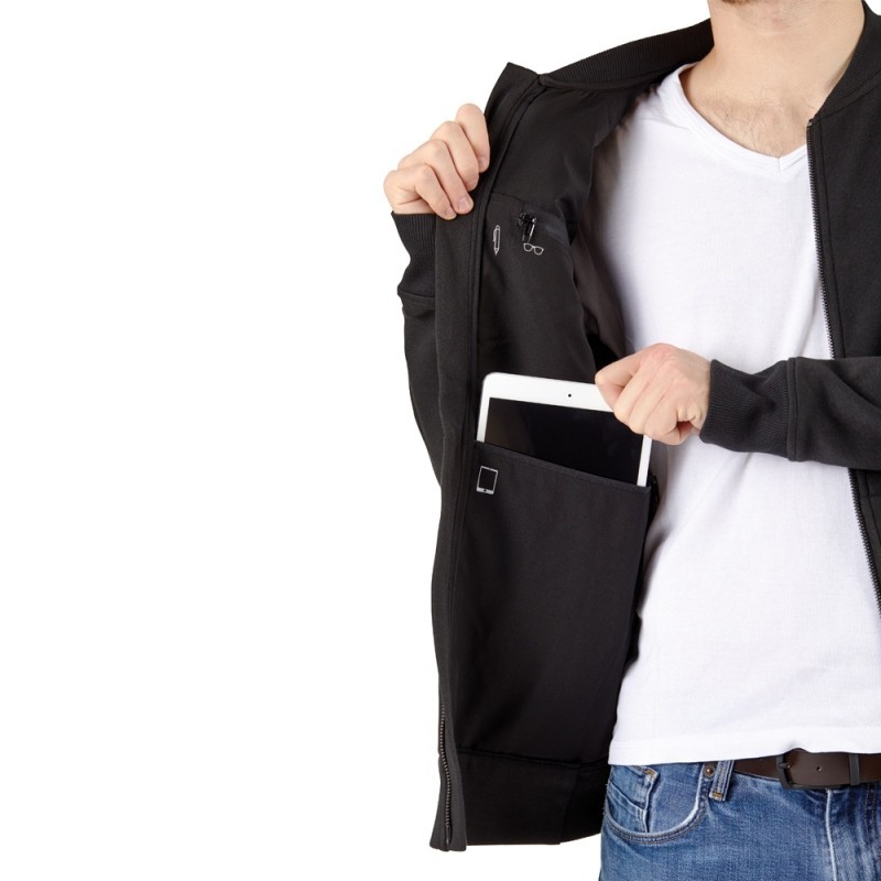 Pacsafe RFID Travel Bomber Jacket Men เสื้อแจ๊คแก็ต - urbanaktiv - ThaiPick