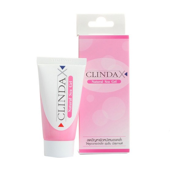 ClindaX Natural Sca Gel ลดจุดด่างดำ (10กรัม25 กรัม) Mild cleansing Gel ...