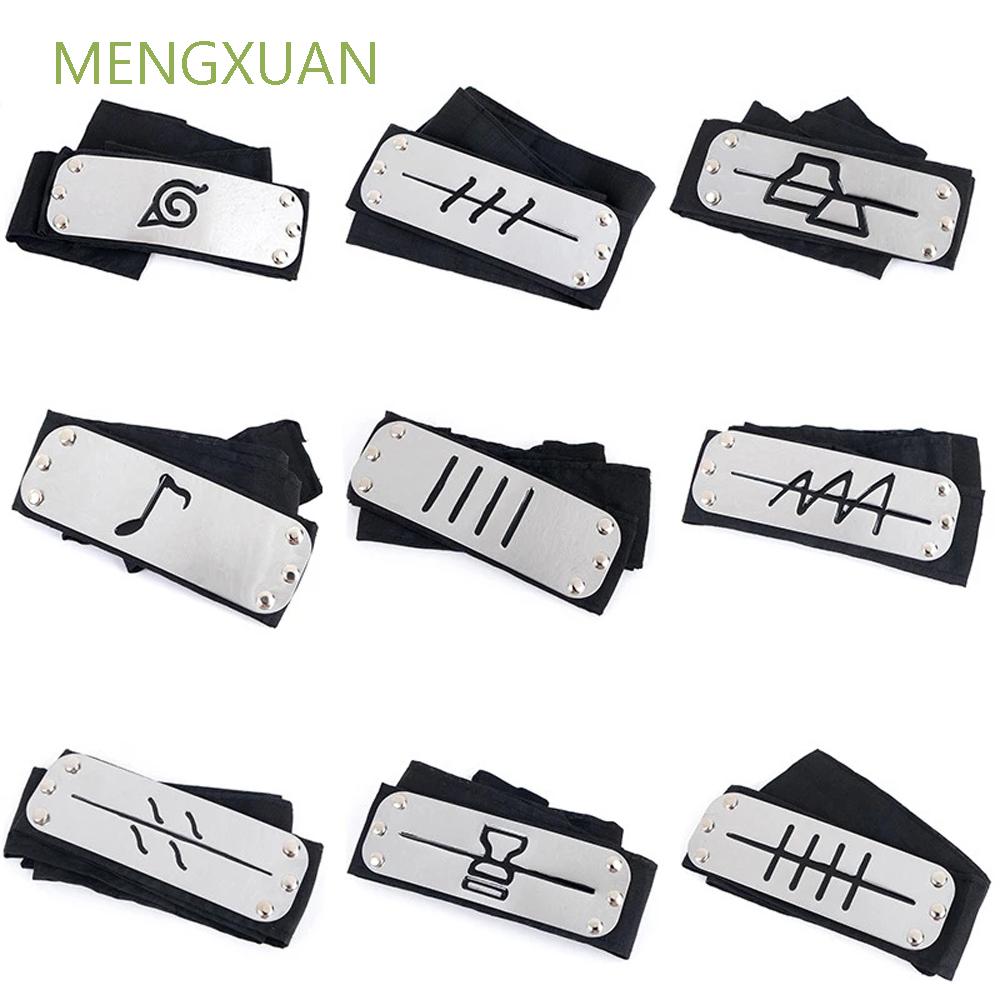 Anime Headband Bandage Black Leaf Village Kakashi Akatsuki Itachi ...