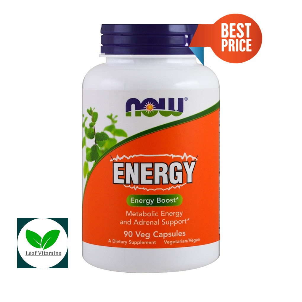 NOW Foods Energy Boost Super Complex 90 Veg Caps - leafvitamins - ThaiPick