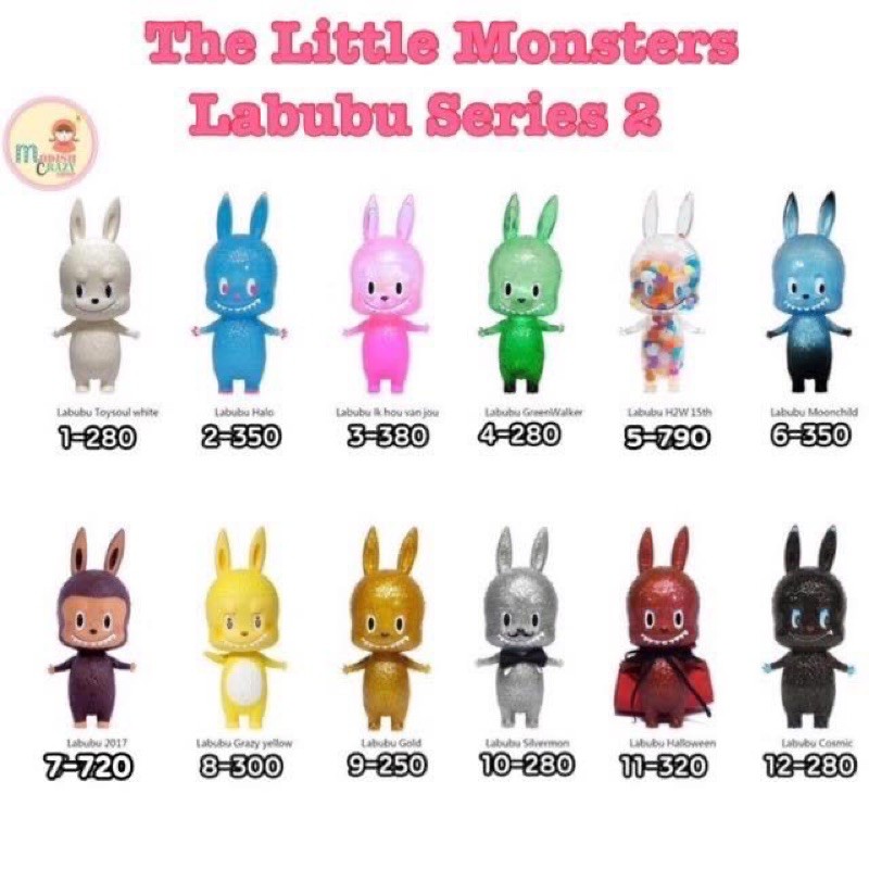 ️พร้อมส่ง...แบบตัวแยก ️Labubu mini Series 2 | Shopee Thailand