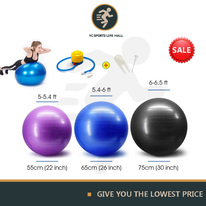 kGHR 【CoreLab】 Bosu Yoga Balance Ball Half Yoga Ball Fitness Gym ...