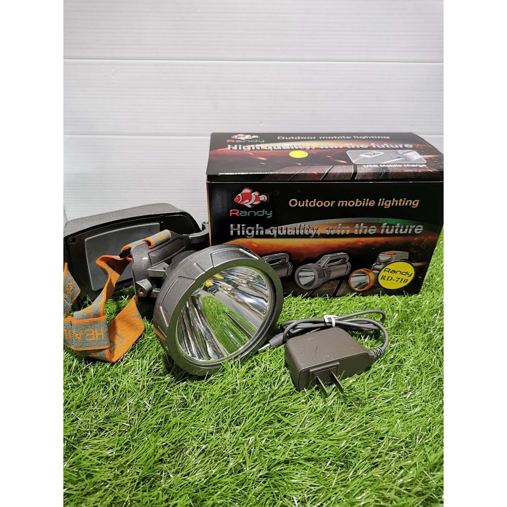 ไฟฉายคาดหัว ไฟฉายแรงสูงส่องไกล1000เมตรRandy RD-710 rB7E | Shopee Thailand