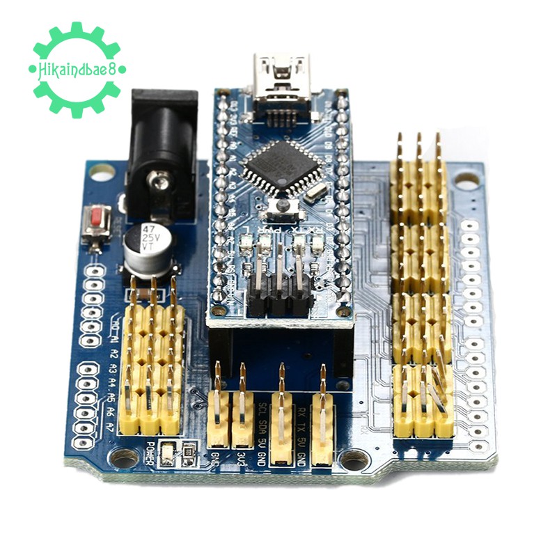 บอร์ดNano I O Arduino Uno R 1 3 . 0 นาโน V 3 . 0 Atmega328 P ...