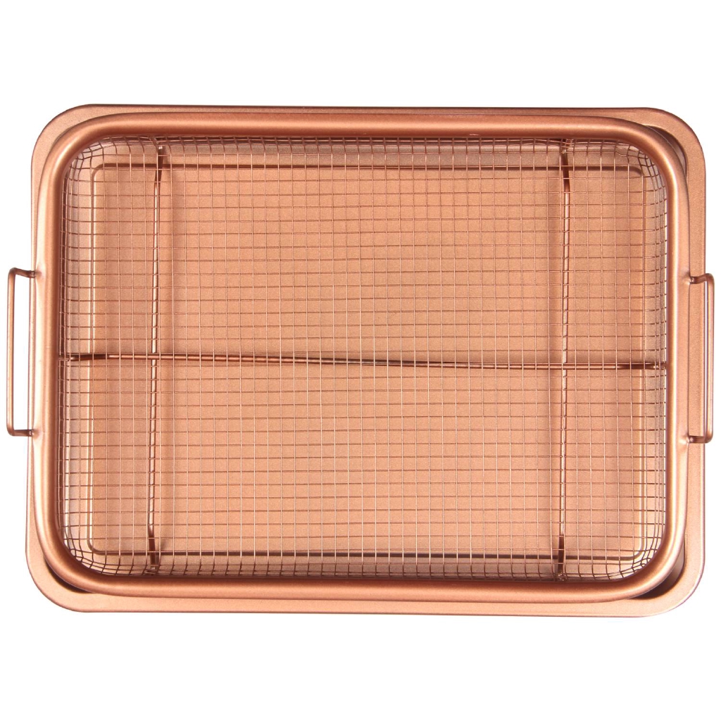 ★SS Aluminum Thicken Non-stick Net Round Pizza Mesh Pan Baking Tray ...