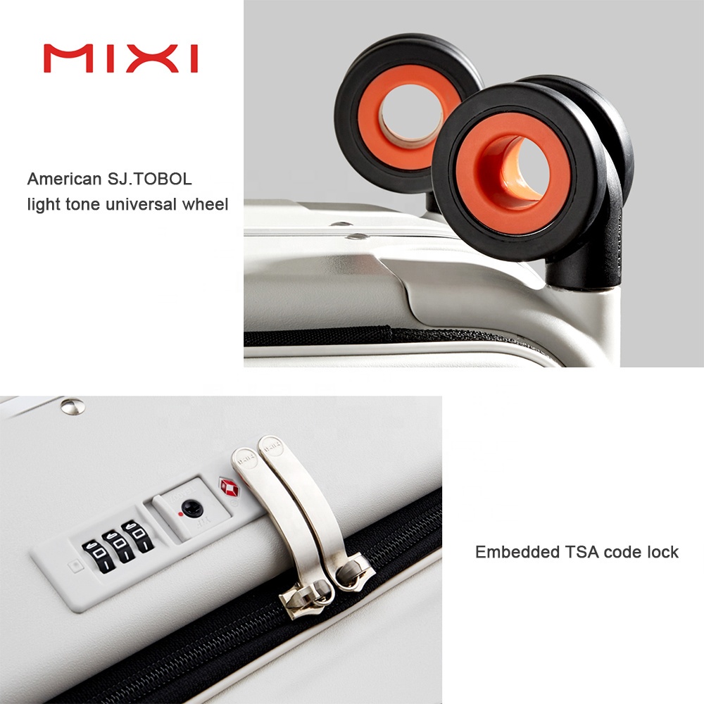 กระเป๋าเดินทางMixi luxury latest designed aluminum silent wheel trolley ...
