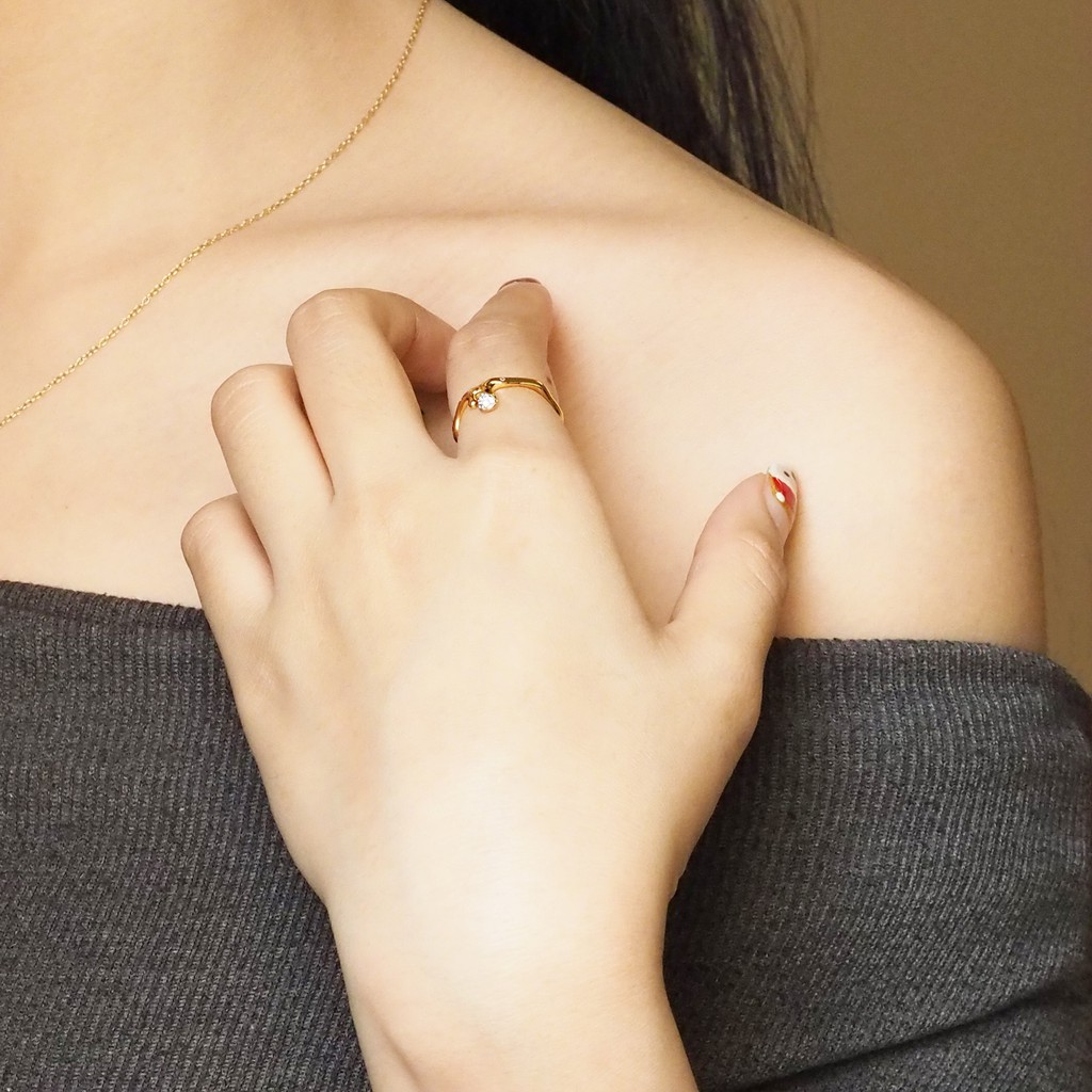 Aevari Golden Honey Ring Silver 925 Gold Rhodium Plated - aevari_officialshop - ThaiPick