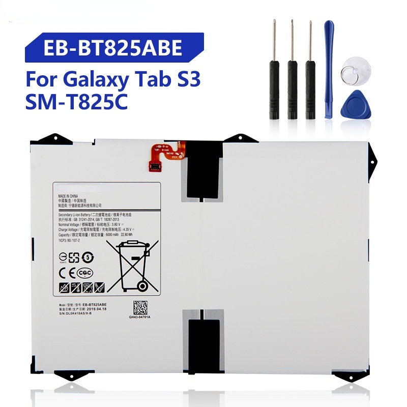 Replacement Battery For Samsung Galaxy Tab S3 T825C TabS3 SM-T825C ...