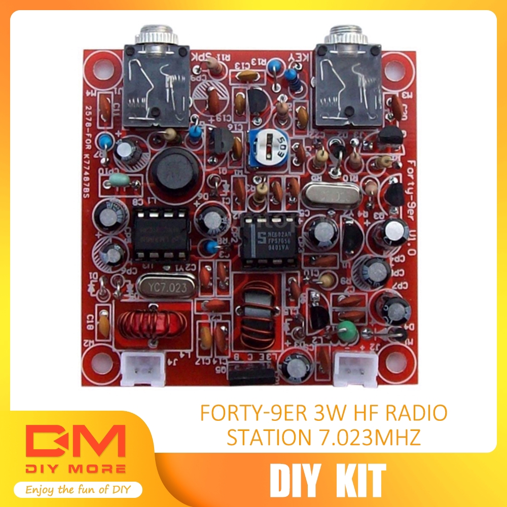 DIYMORE | 3W CW Short Wave Ham Radio Telegraph Transceiver Elektronik ...