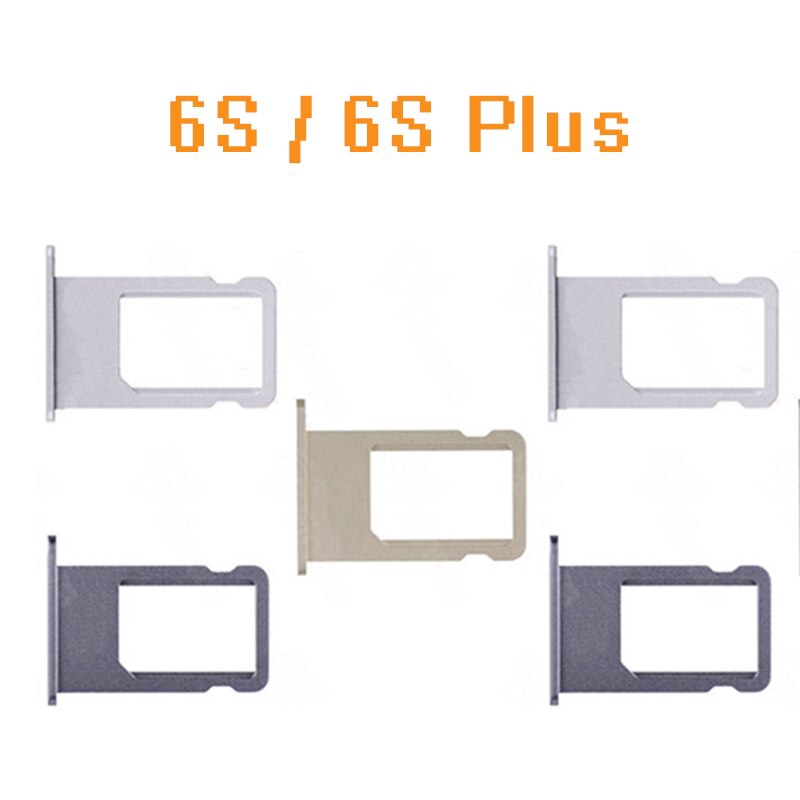 2pcs/lot SIM Card Tray For iphone 5s 6 6s 6Plus 6s Plus 7 7P 8 8 Plus ...