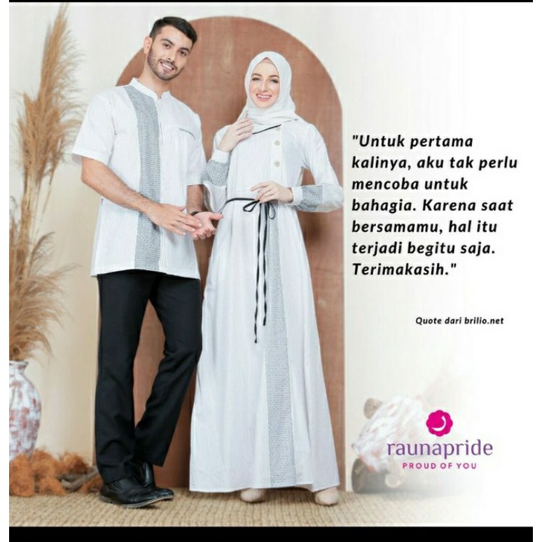 เสื้อผ้าคู่รัก Rauna RK 328 - grosir_bajumuslim_yarasha.th - ThaiPick