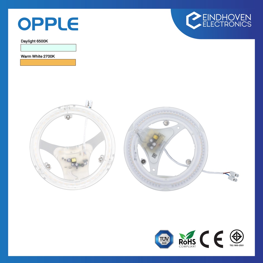 Opple LED E1 ซีโมดูล 18W / 22W Tunable Whiteเปลี่ยนแสงได้ หลอดโคมไฟเพดาล | Shopee Thailand