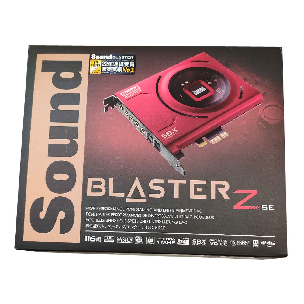 Creative Labs Sound Blaster Z SE PCIe Gaming Sound Card and DAC ...