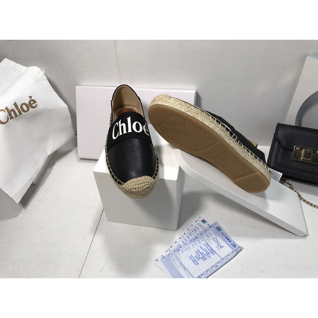 [COD] ☼CHLOE 2021 ใหม่ Slip-On รองเท้าลำลอง Woody Flat Mules Women ...