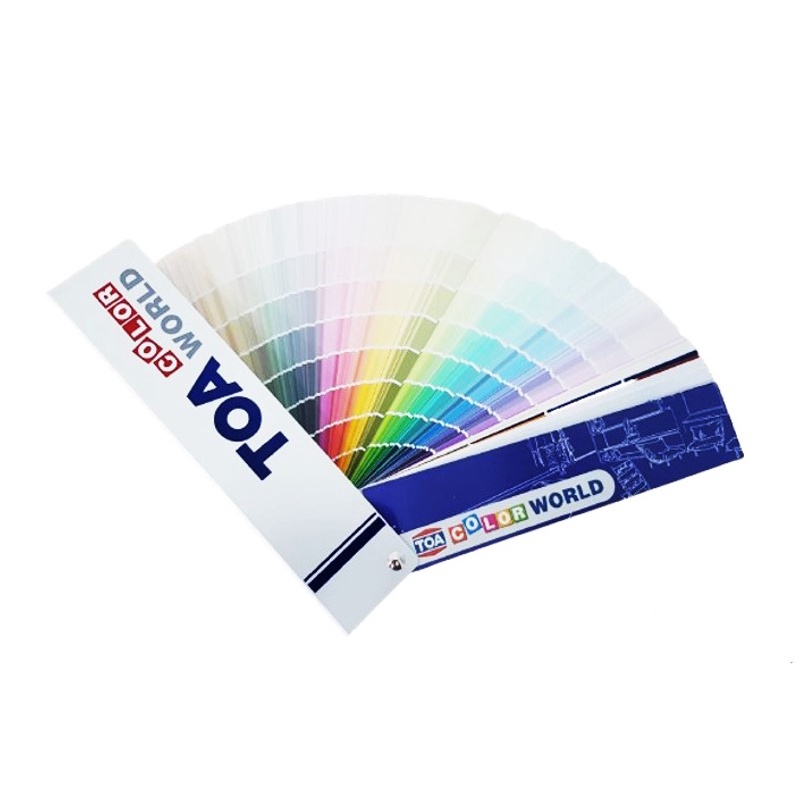 TOA พัดสี ทีโอเอ Color World เฉดสี TOA แคตตาล็อคสี แพนโทน ทีโอเอ ...