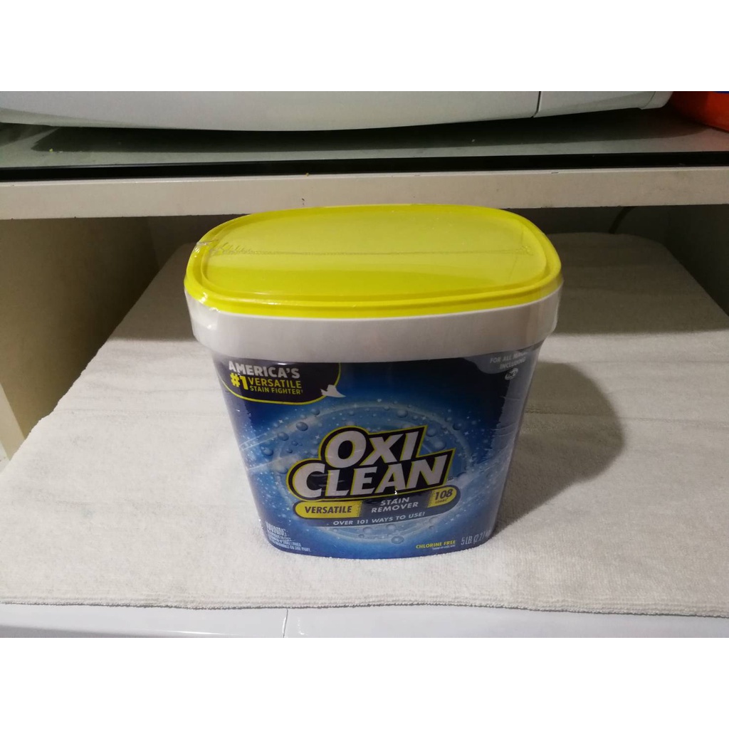 OxiClean ผงขจัดคราบ ออกซี่คลีน เวอร์ซายล์ สเตน รีมูฟเวอร์ สูตรปลอดคลอรีน และใช้ได้กับผ้าสี กล่อง ...