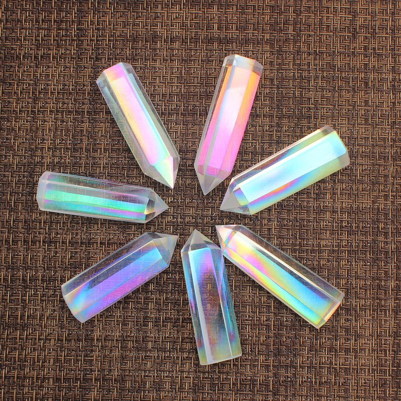 Raw stone aura Melting stone crystal pillar hexagonal prism tower ...