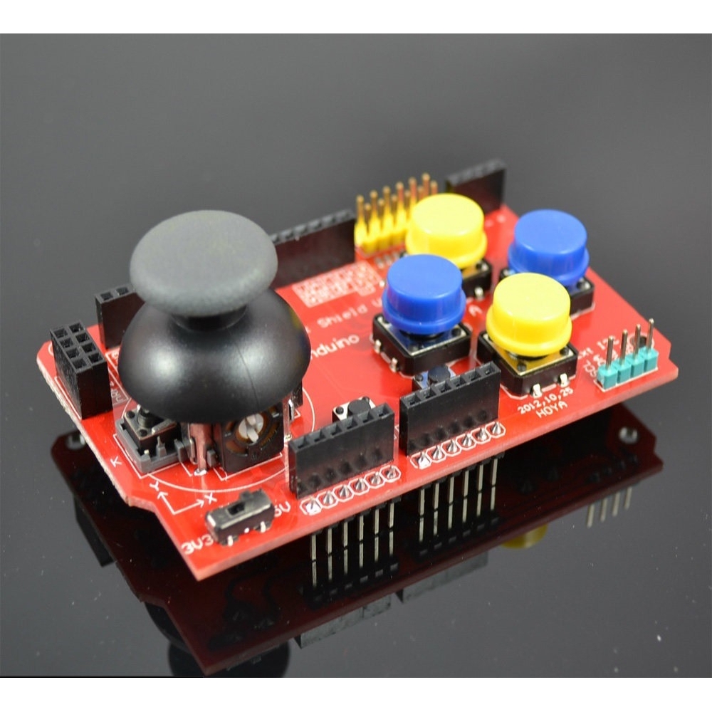 Joystick Shield Expansion Board For Arduino Shopee Thailand 