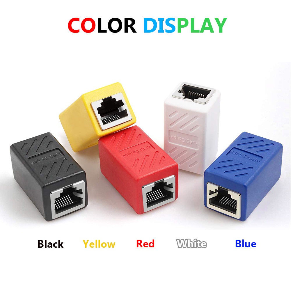 MYRON 15 Pack High Quality RJ45 Coupler Professional Cat7Cat6Cat5e ...