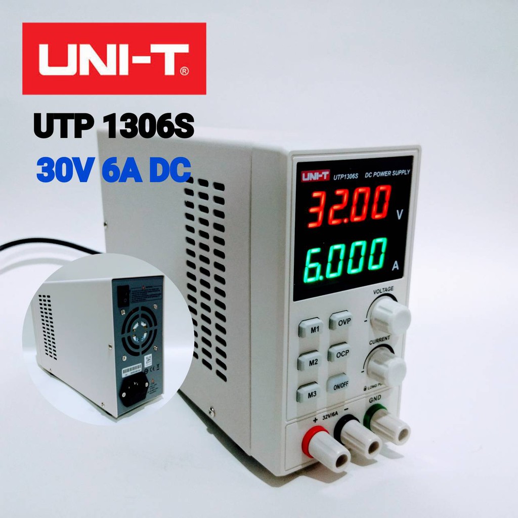 UNI-T UTP1306S Power Supply 1306S สวิทชิ่ง เพาวเวอร์ ซัพพลาย ปรับค่าได้ 0-30Volt 6Amp DC ...