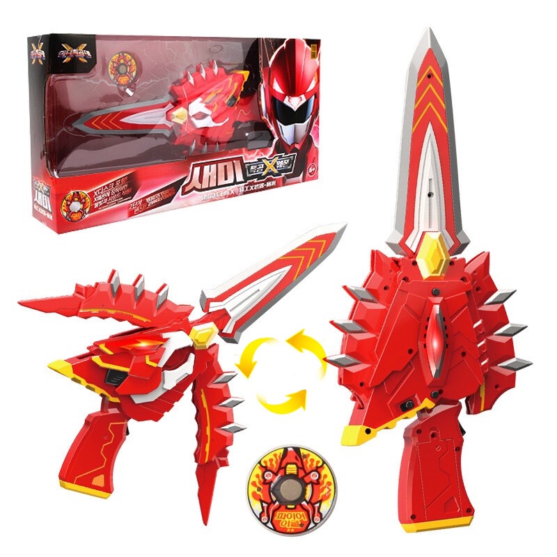 หม้อแปลงTwo Mode Mini Force Transformation Sword Toys with Sound and ...