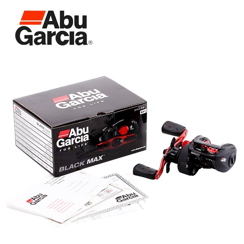 Abu Garcia BLACK MAX3 BMAX3 Baitcasting Fishing Reels 4+1BB Gear Ratio 6.4:1 Max Drag 8kg Reel ...