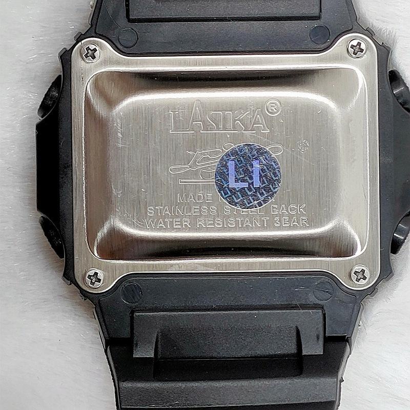 นาฬิกาข้อมือ Lasika แท้ กันน้ำได้ลึก 30m ดูเดือน-วันที่ได้ ตั้งปลุกและ ...