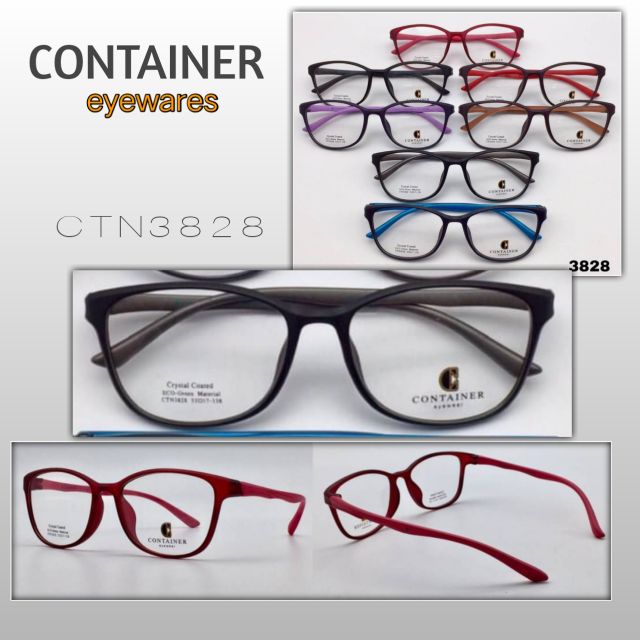 Container CTN3828 กรอบแว่นตา TR90 กรอบแว่น สำหรับ แว่นสายตาสั้น แว่นสายตายาว | Shopee Thailand
