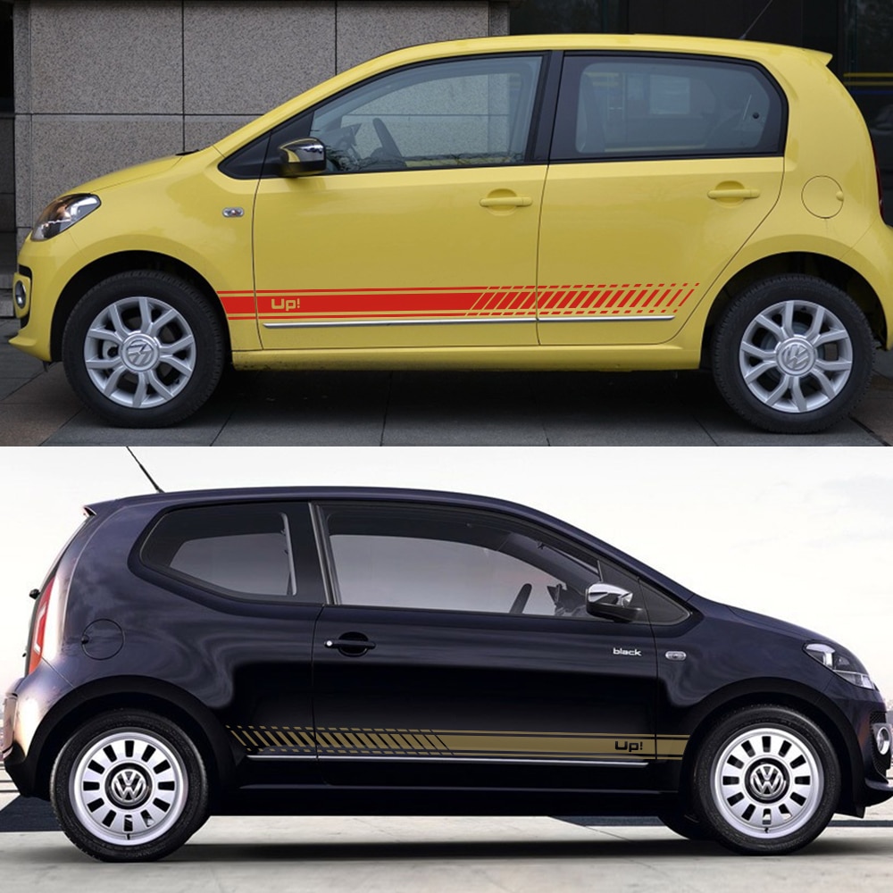 （In Stock）2PCS Vinyl Car Stickers Stylish Sport Automobiles Side ...