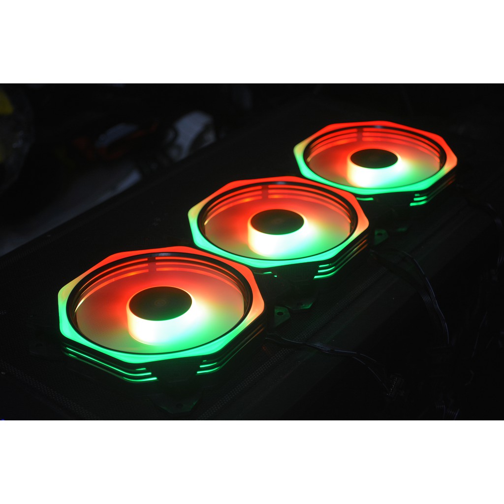 พัดลม coolmoon fan rgb 12cm Lip2019 - tatjung - ThaiPick