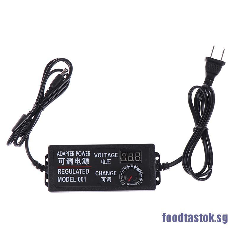 【xsv】3-12V 5A Voltage Variable Adjustable AC/DC Power Supply Adapter ...