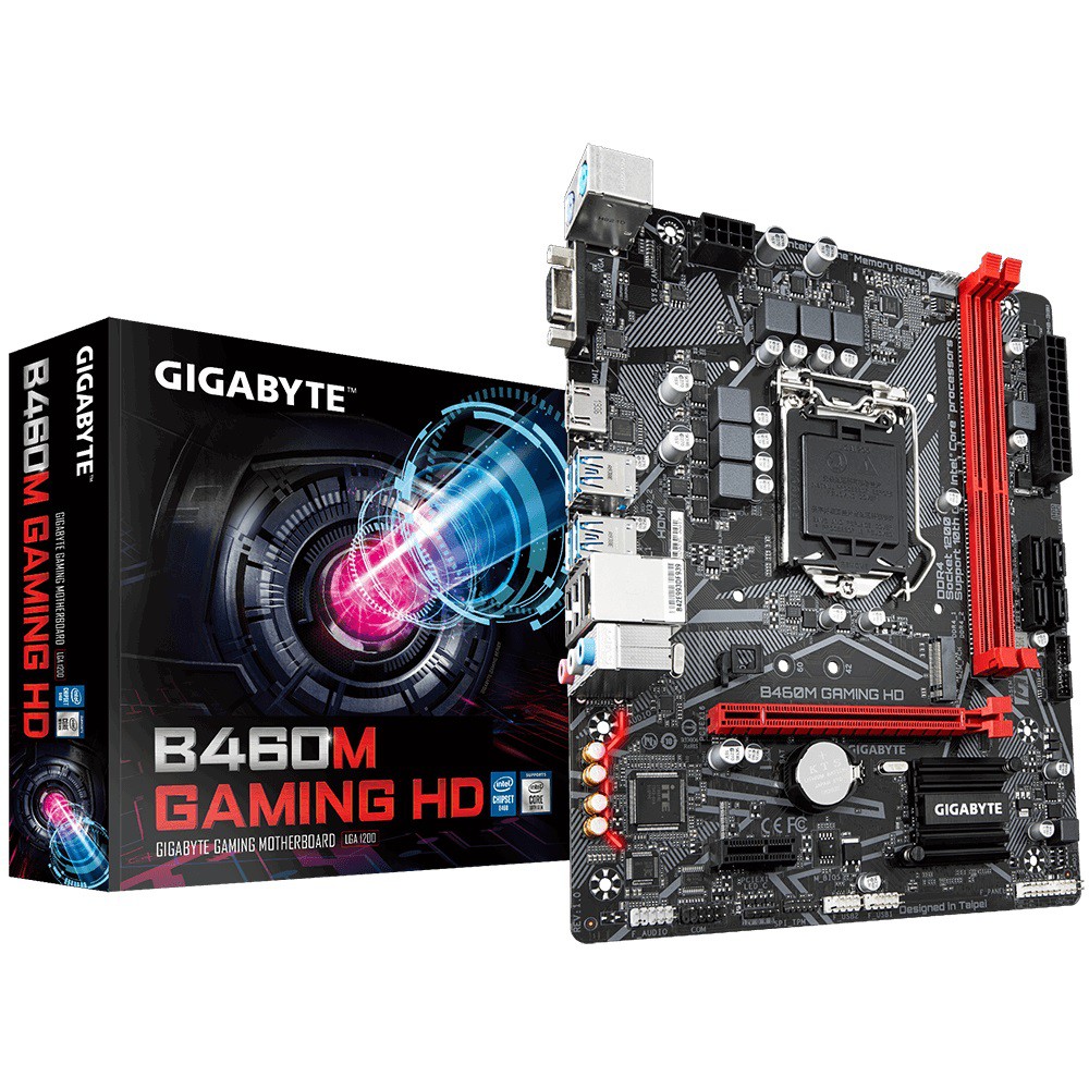 เมนบอร์ด LGA1200 GIGABYTE B460M GAMING HD ของใหม่ ประกัน SVOA ถึง เดือน 2/2567 พร้อมส่ง ( H410 ...