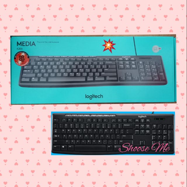 Logitech K200 Media Keyboard | Shopee Thailand