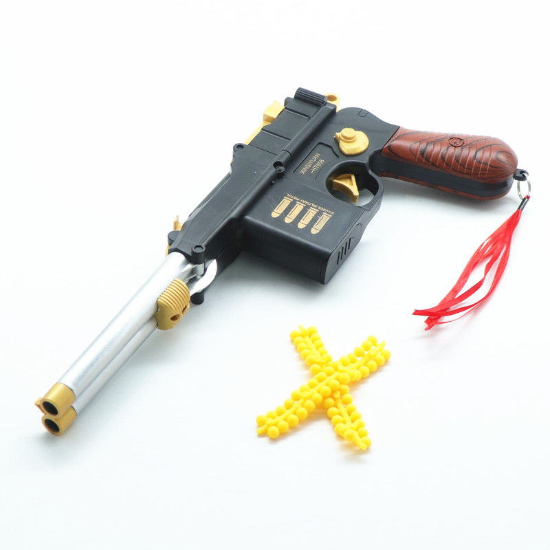 Childrens Toy Gun Soft Bullet Gun Water Bullet Gun Double-Tube Gun ...
