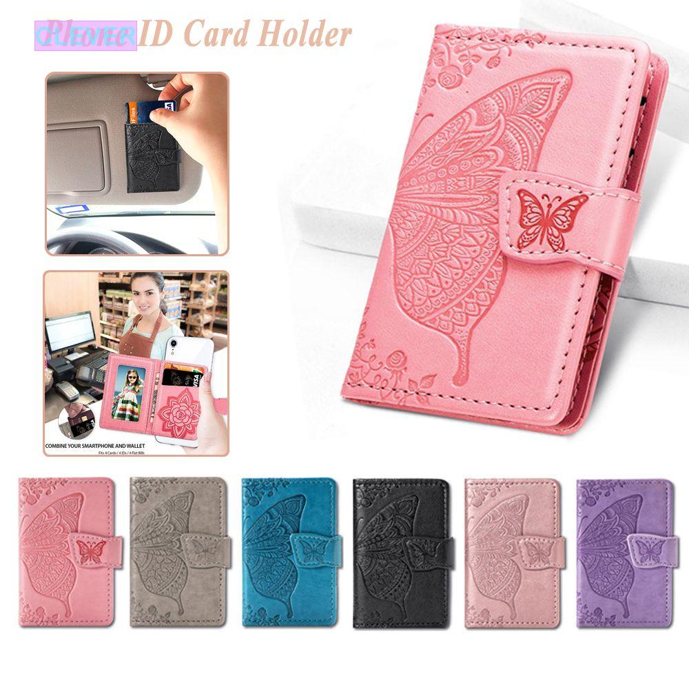 CLEVER Universal Credit Cards Holder Stick On Cellphone Bracket Phone ...