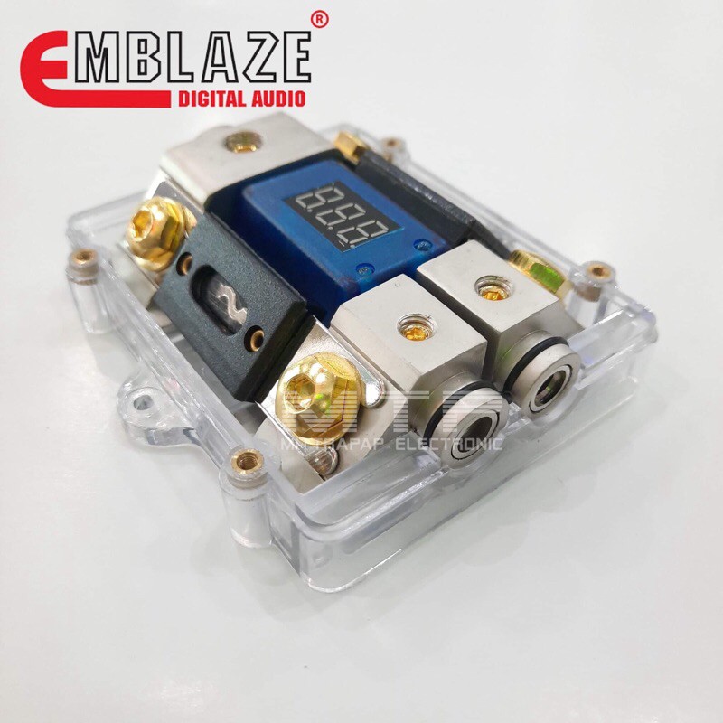 ฟิวส์ดิจิตอล Emblaze เข้า 1 ออก 2 มีวัดโวลท์ - mm.carshop - ThaiPick