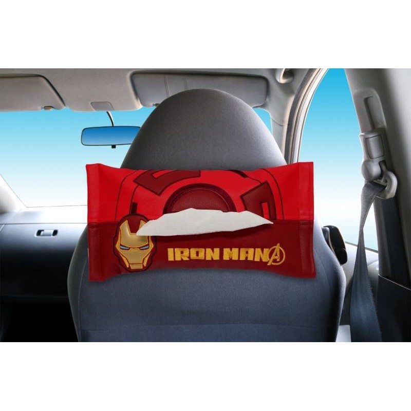 Iron Man Marvel The Avengers Faux Leather Tissue Box Cover Red ...