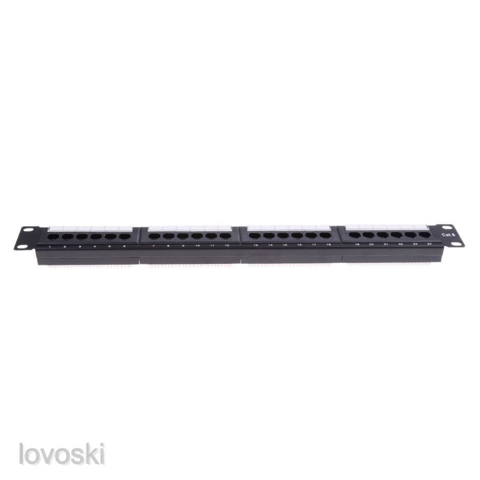 แผงเครือข่ายอีเธอร์เน็ต 24 พอร์ต Cat 6 19 1u - lovoski3.th - ThaiPick