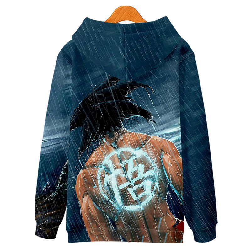 ☏Dragon Ball Super Saiyan Monkey King Gohan Anime Peripheral Hooded ...