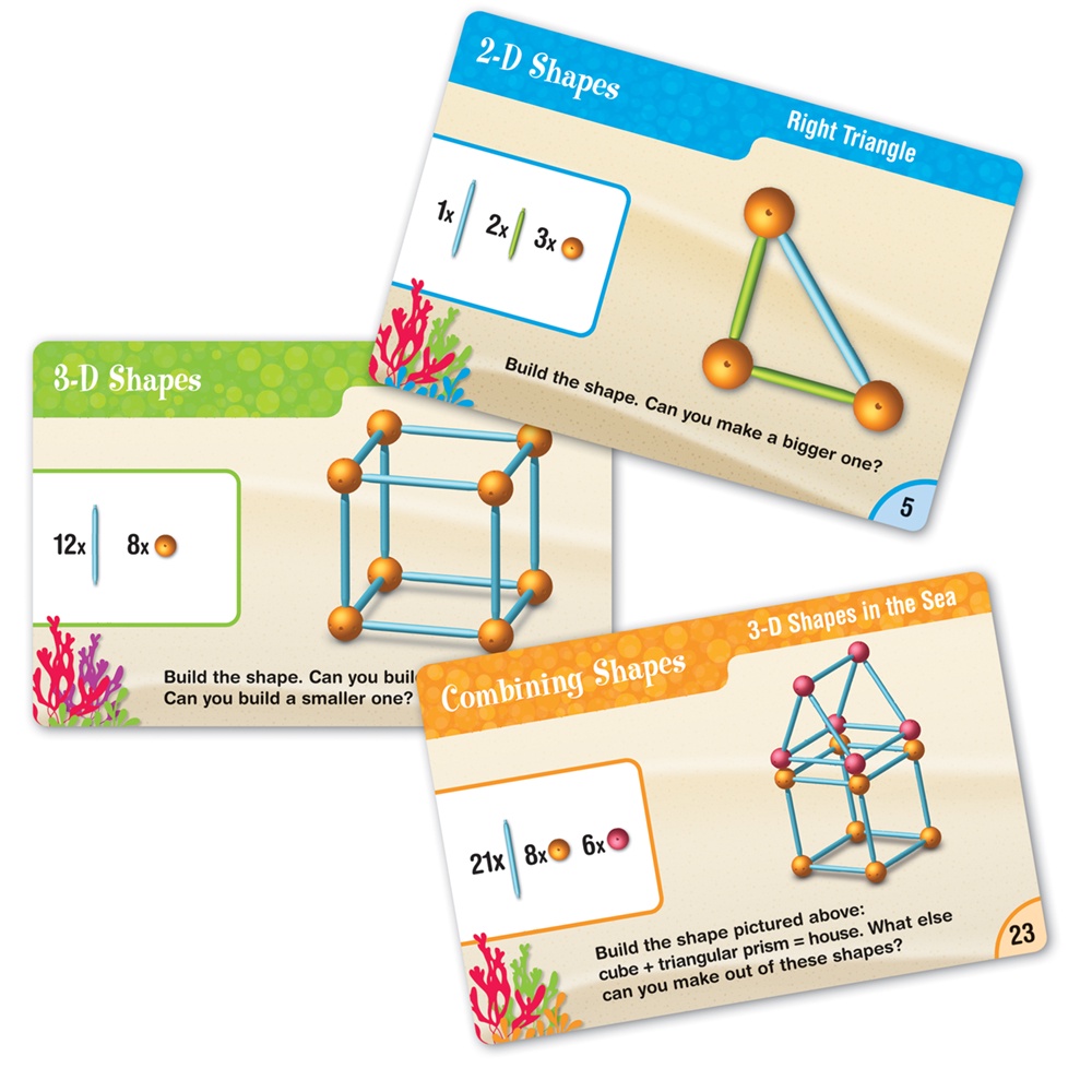 L4K Learning Resources Dive into Shapes A Sea and uild Geometry Set ชุด ...