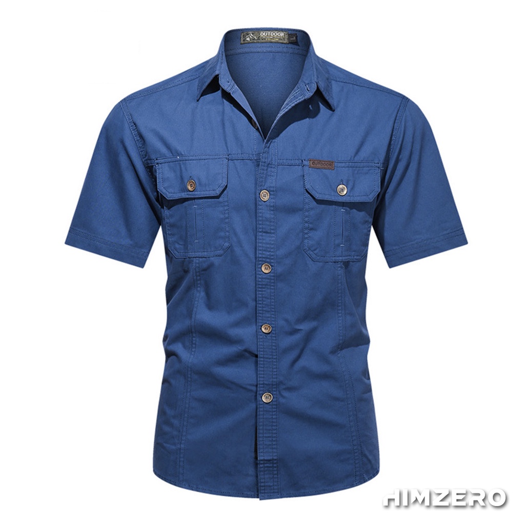 (ฟรี ของแถม) เสื้อเดินป่าไซส์ใหญ่ รุ่น ACK 4XL-5XL ผู้ชาย คนอ้วน เสื้อซาฟารีไซส์ใหญ่ เสื้อเชิ้ต ...