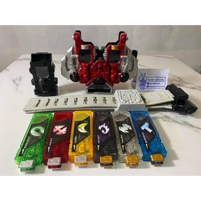 Dx เข็มขัดมาสไรเดอร์ดับเบิ้ล ของแท้ Bandai Dx W driver Kamen Rider W ...