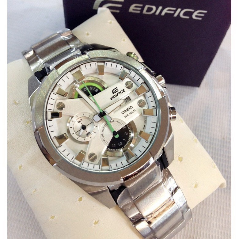 CASIO EDIFICE รุ่น EFR-540-7AV WHITE DIAL | Shopee Thailand