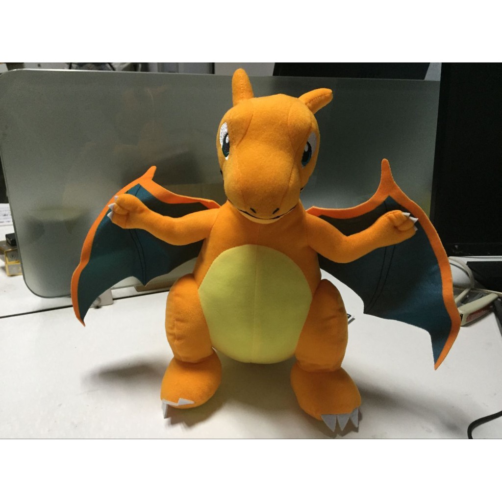 ของเล่นตุ๊กตา 30cm Cool Charizard Plush Doll Pokemoned Handsome ...