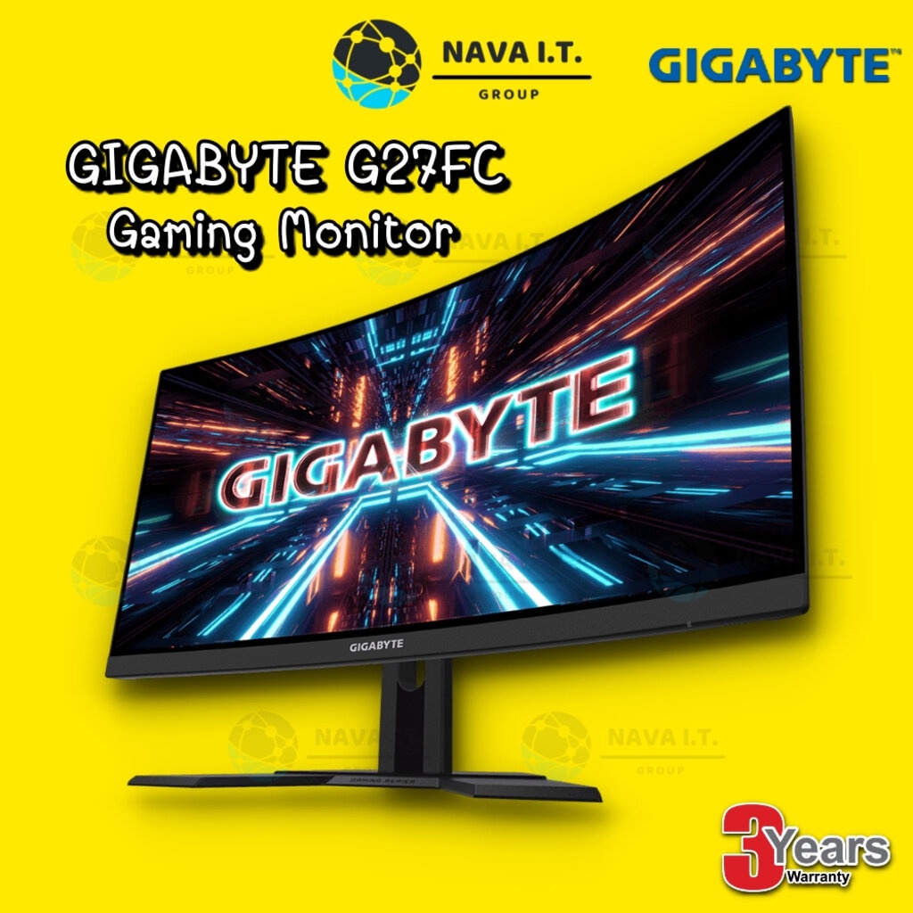 (กรุงเทพฯ ด่วน 1 ชั่วโมง)MONITOR (จอมอนิเตอร์) GIGABYTE G27FC Gaming ...