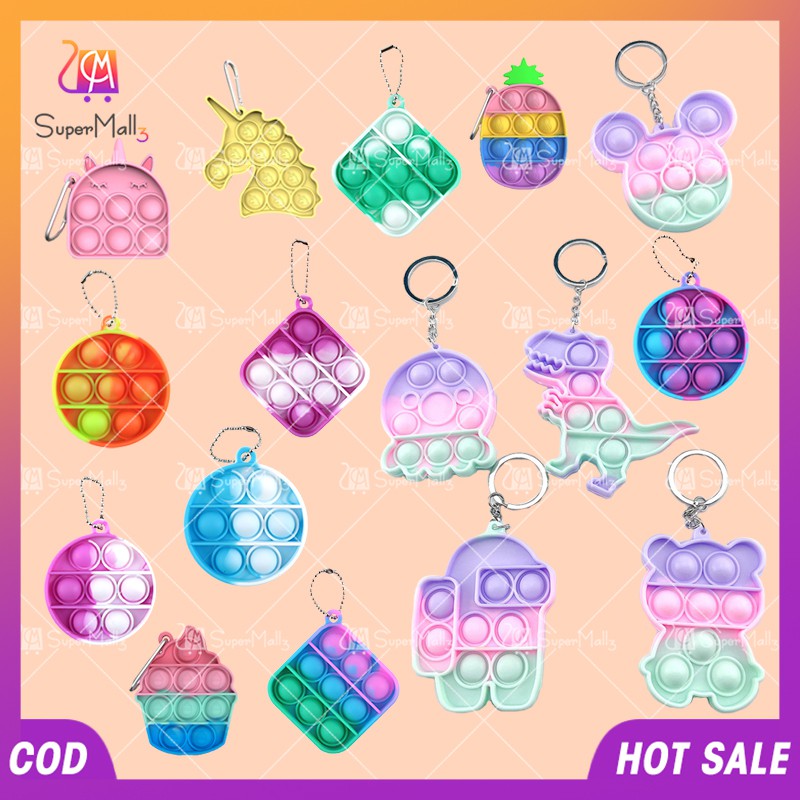 Sm 48 H Delivery Mini Pop Its Fidget ซิลิโคนของเล่นบรรเทาความเครียด ...