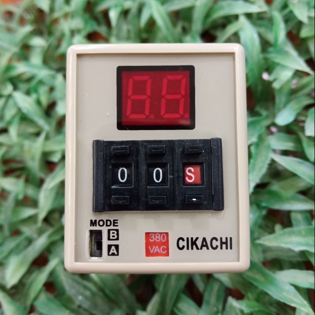 ดิจิตอลไทม์เมอร์ 380VAC CIKACHI รุ่น AH3D-DM Digital Timer + socket ...