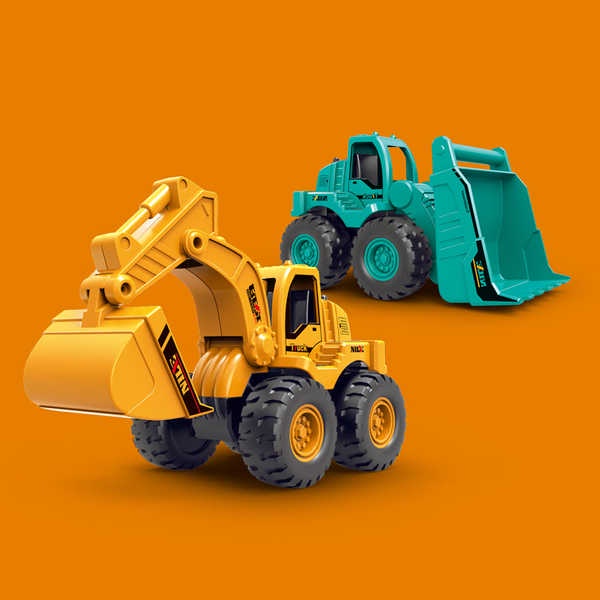 Inertial Excavator Bulldozer Engineering Vehicle Simulation Off-Road ...