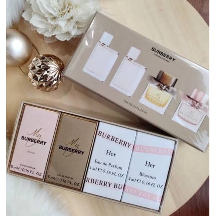 Burberry Travel Exclusive Set. ชุดน้ำหอมBurberry กลิ่นขายดี - queen ...